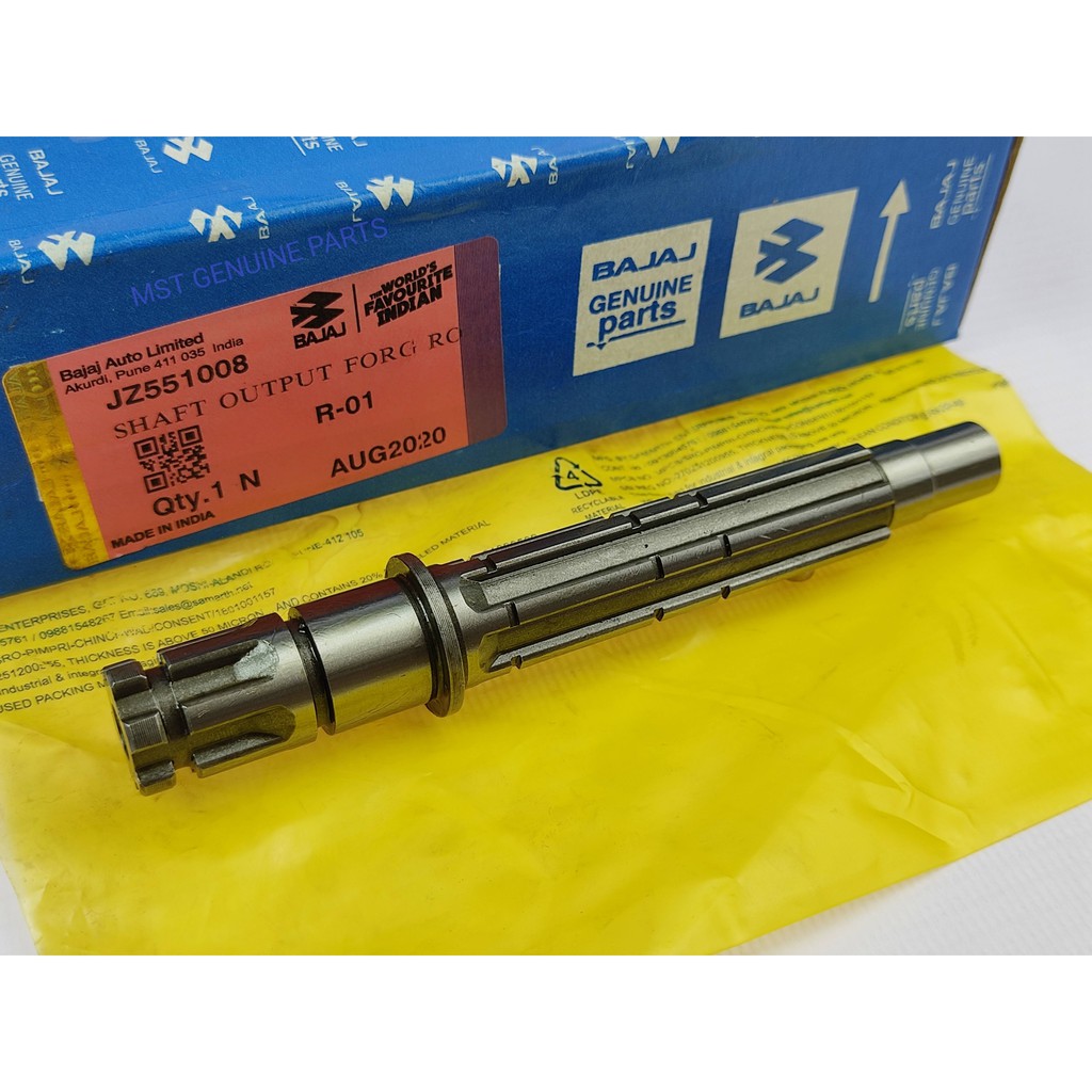 Transmission Output Shaft CT125 /Rouser 135 Bajaj Genuine Parts ...