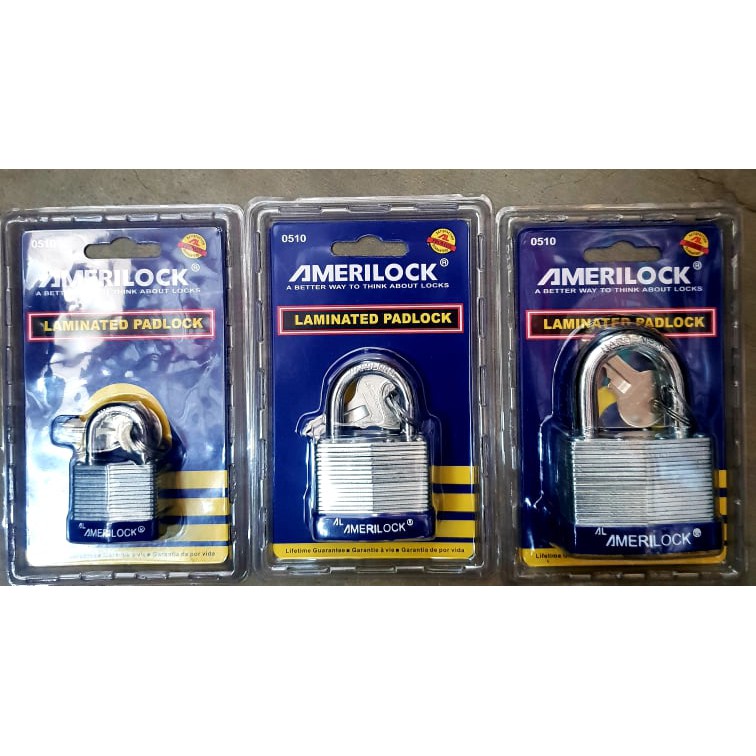 Amerilock Laminated PADLOCK 30mm 40mm 50mm | Shopee Philippines