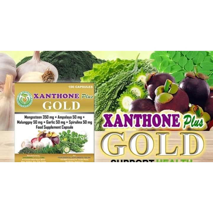 Xanthone Plus Gold Capsules 1 box | Shopee Philippines