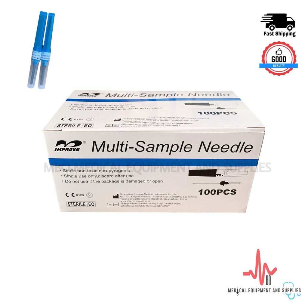 Multisample Needles 21g 22g 23g | Shopee Philippines