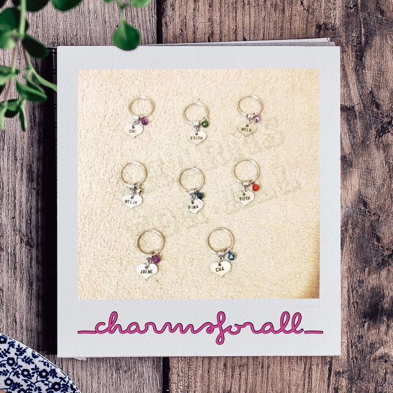 Handstamped Personalized Mini Name Tags | Shopee Philippines