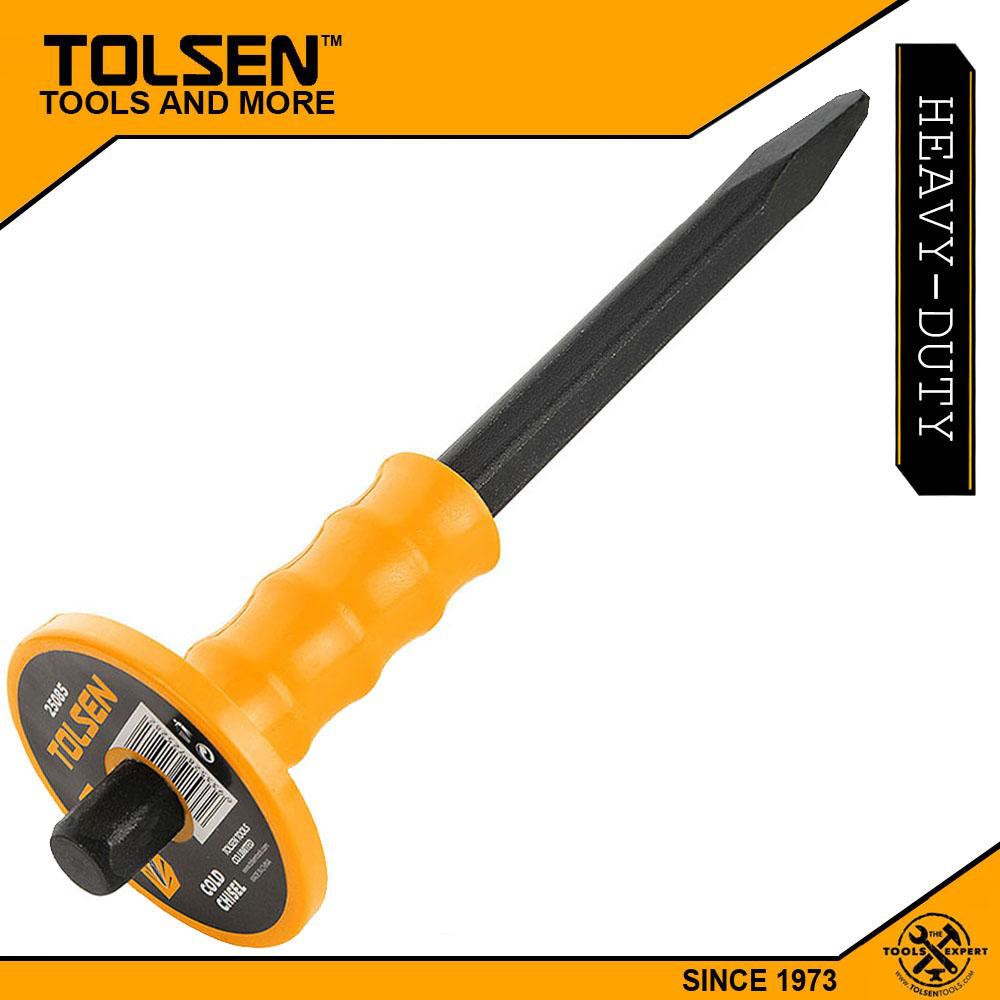 Tolsen Pointed Cold Chisel (250mm - 300mm) Carbon Steel | Shopee ...