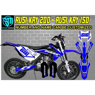 Rusi KRY 200/Rusi KRY 150 full body decals | Shopee Philippines