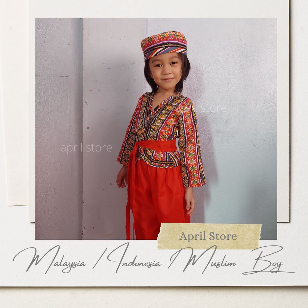 Malaysia Indonesia Muslim Girl United Nations Costume For Girls April Store ...