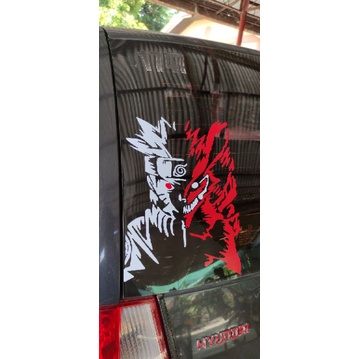 NARUTO KURAMA CAR STICKER 11x8 inches | Shopee Philippines
