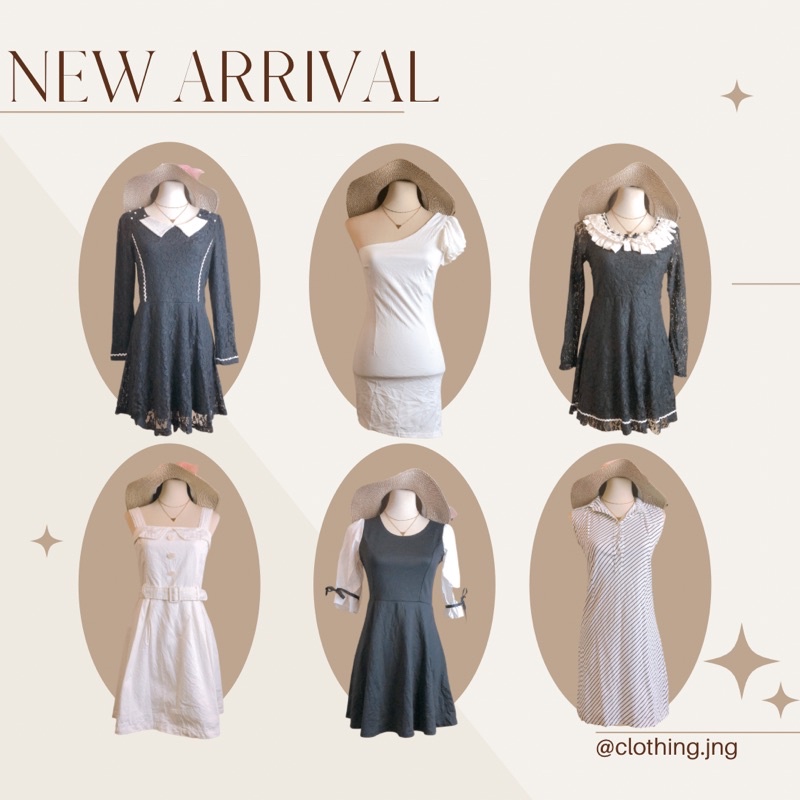 KOREAN MIDI and MINI DRESSES (PRELOVED) | Shopee Philippines