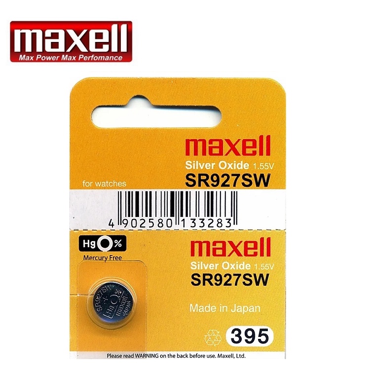 SR927SW 395 Original Maxell Silver Oxide Battery 1.55v (1PIECES ...