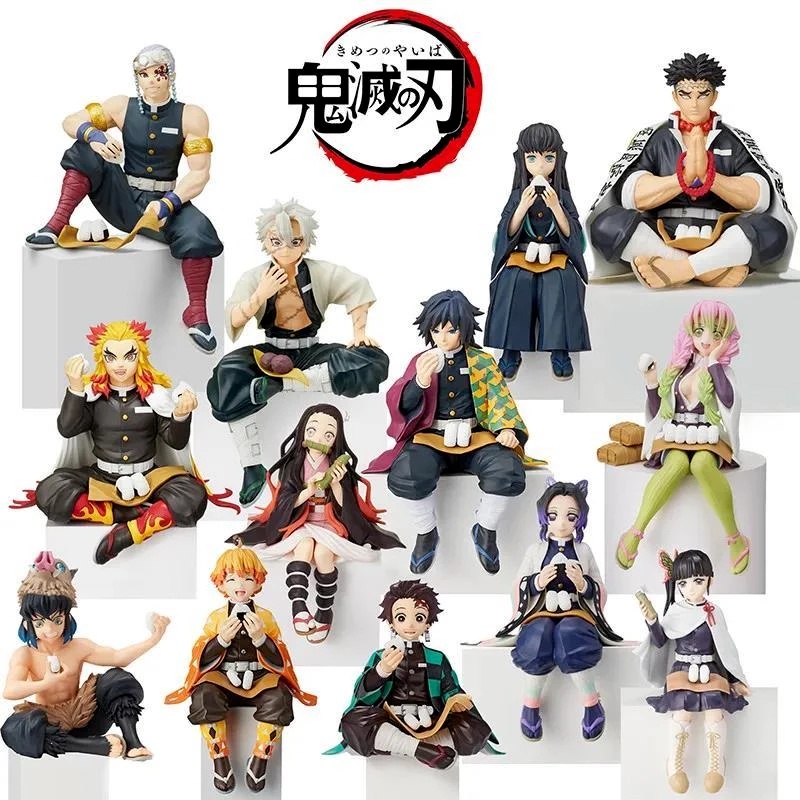 Demon Slayer Figure Anime Nezuko Tanjirou Shinobu Zenitsu Hashibira ...
