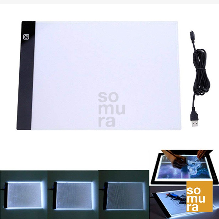 LED Light Pad Stencil Board LED DRAWING Tracing Pad (KIM00001) | Shopee ...
