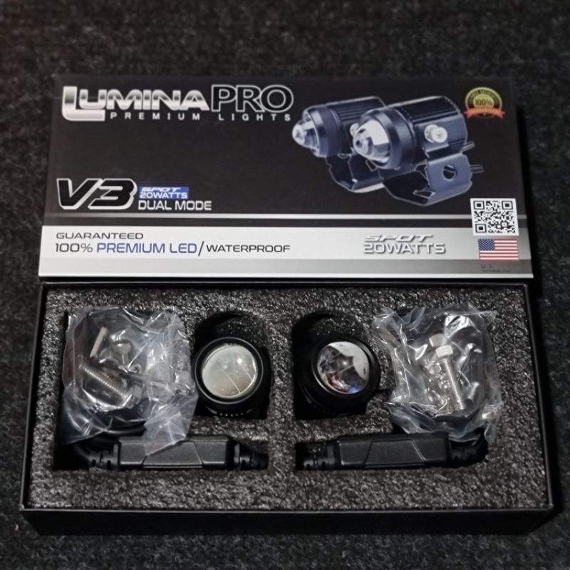 Lumina PRO - Mini Premium Driving Light V3 Spot 20W Dual Mode (White ...