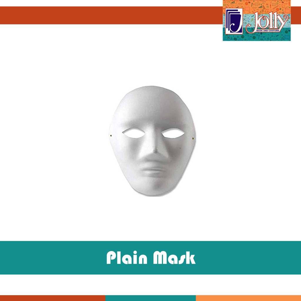 diy-white-plain-paper-full-face-mask-halloween-opera-masquerade