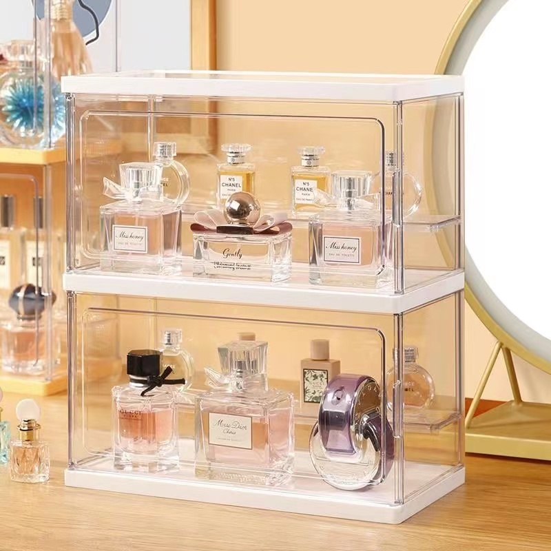 Storage rack Transparent Perfume cosmetic lipstick skin care products ...