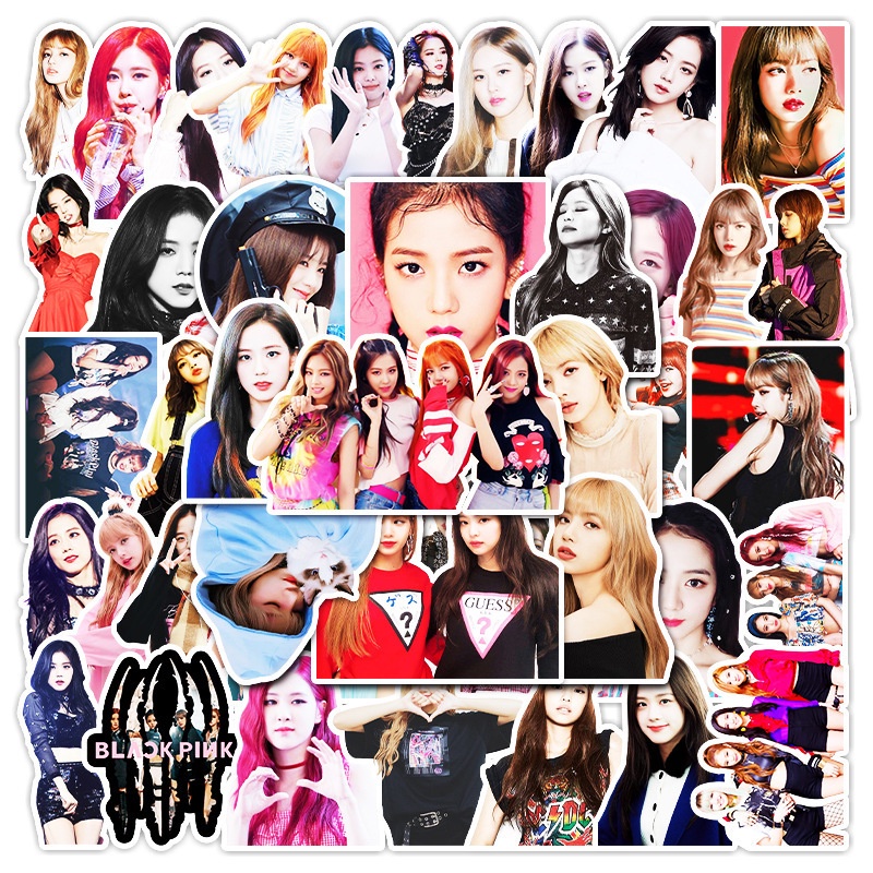 Mollystore Pink Punk Waterproof Vinyl Sticker (50pcs / Pack) | Shopee ...