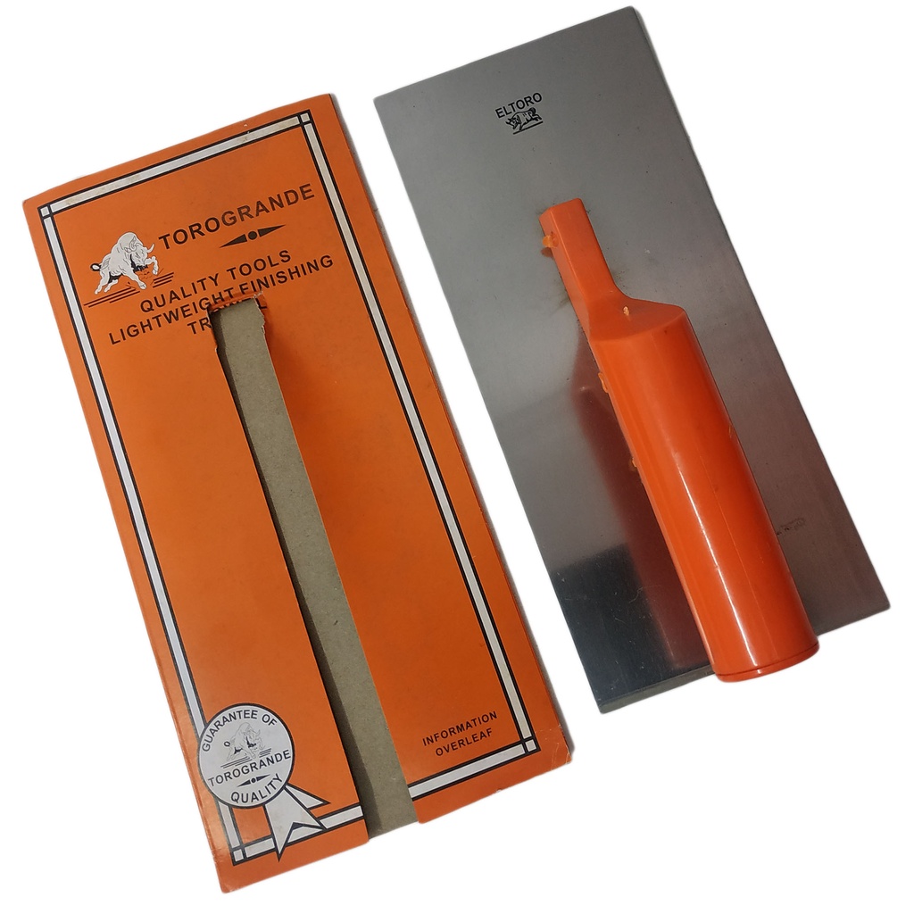 ELTORO LIGHT WEIGHT FINISHING TROWEL ( 10" X 4-1/2" ) TOROGRANDE ...