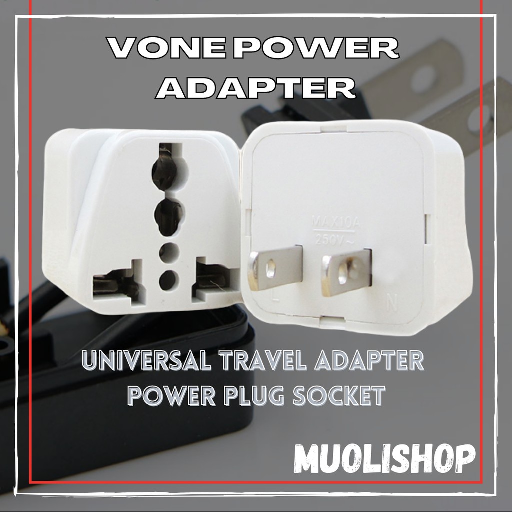 8011AC Vone POWER ADAPTER Universal Travel Adaptor Power Plug Socket ...