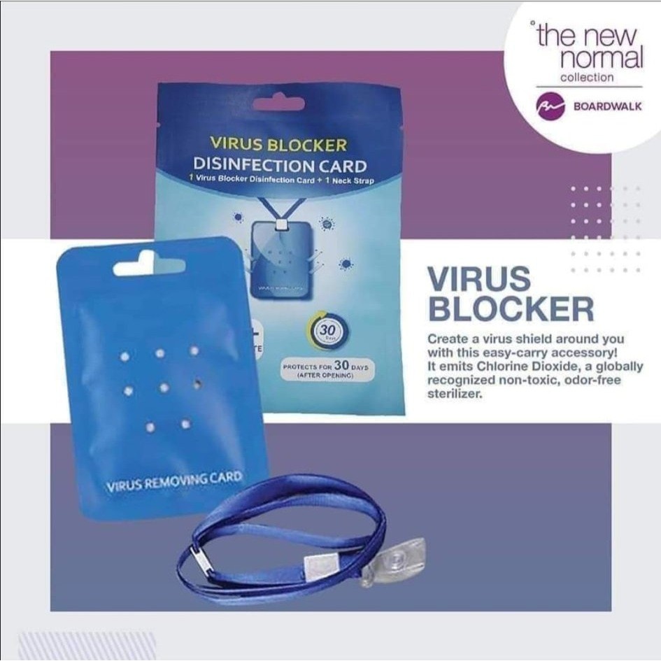 Virus Blocker Disinfection Card with Lace | Shopee Philippines
