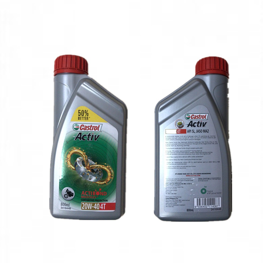 Castrol Activ 4T 20W40 (800ml) | Shopee Philippines