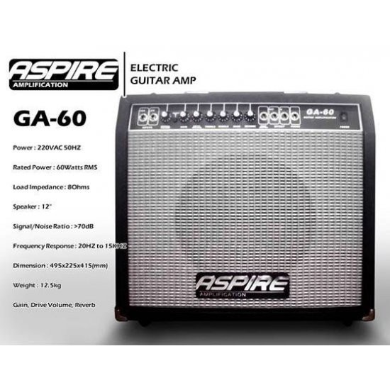 ASPIRE GA60 GUITAR AMPLIFIER 60 WATTS | Shopee Philippines