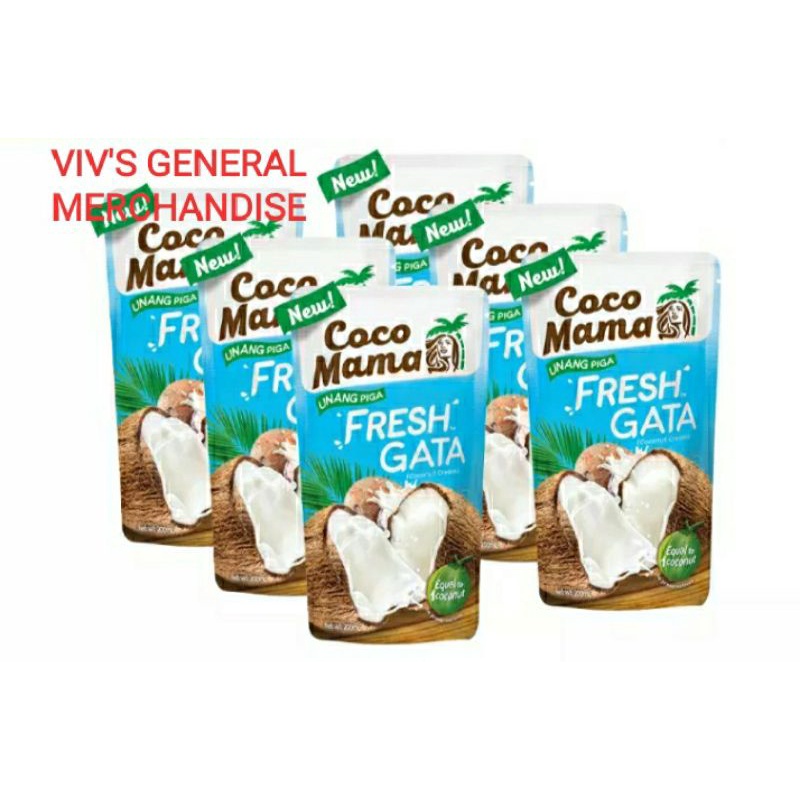 Coco Mama Fresh Gata ( 200 ml x 6 s ) | Shopee Philippines