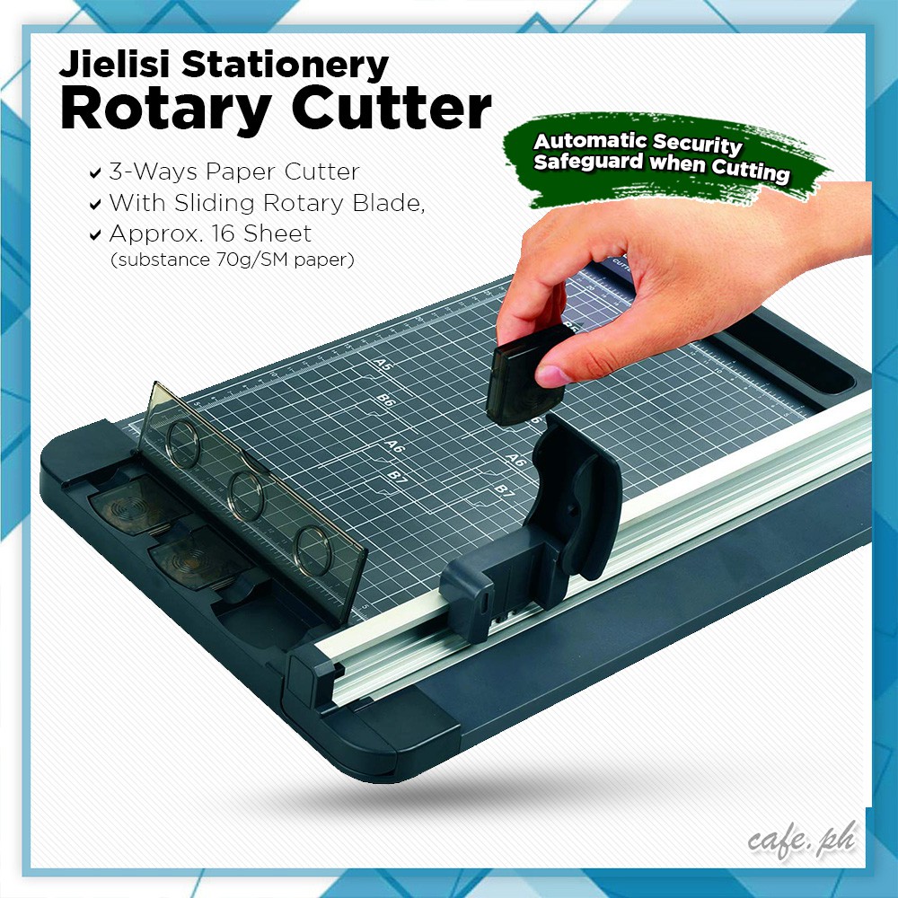 CUYI Rotary Sliding Cutter A4 & A3 Size (3 WAY - JELESI) | Shopee ...