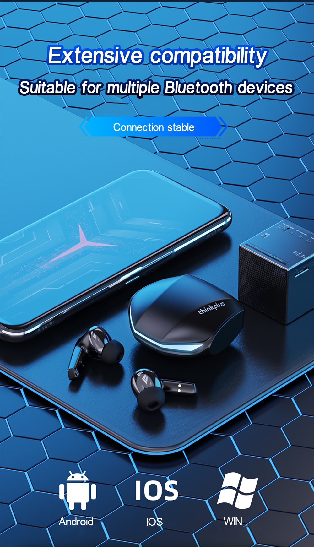 Lenovo Gm2 Pro Tws Gaming Wireless Earphones Bluetooth 5 3 Low Latency