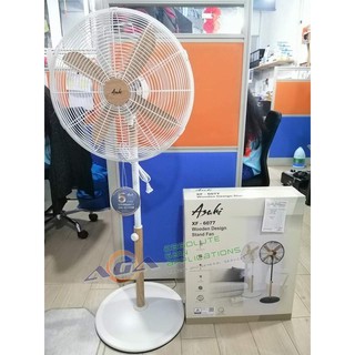 Asahi XF-6077 Retro Stand Fan - Wood Series | Shopee Philippines