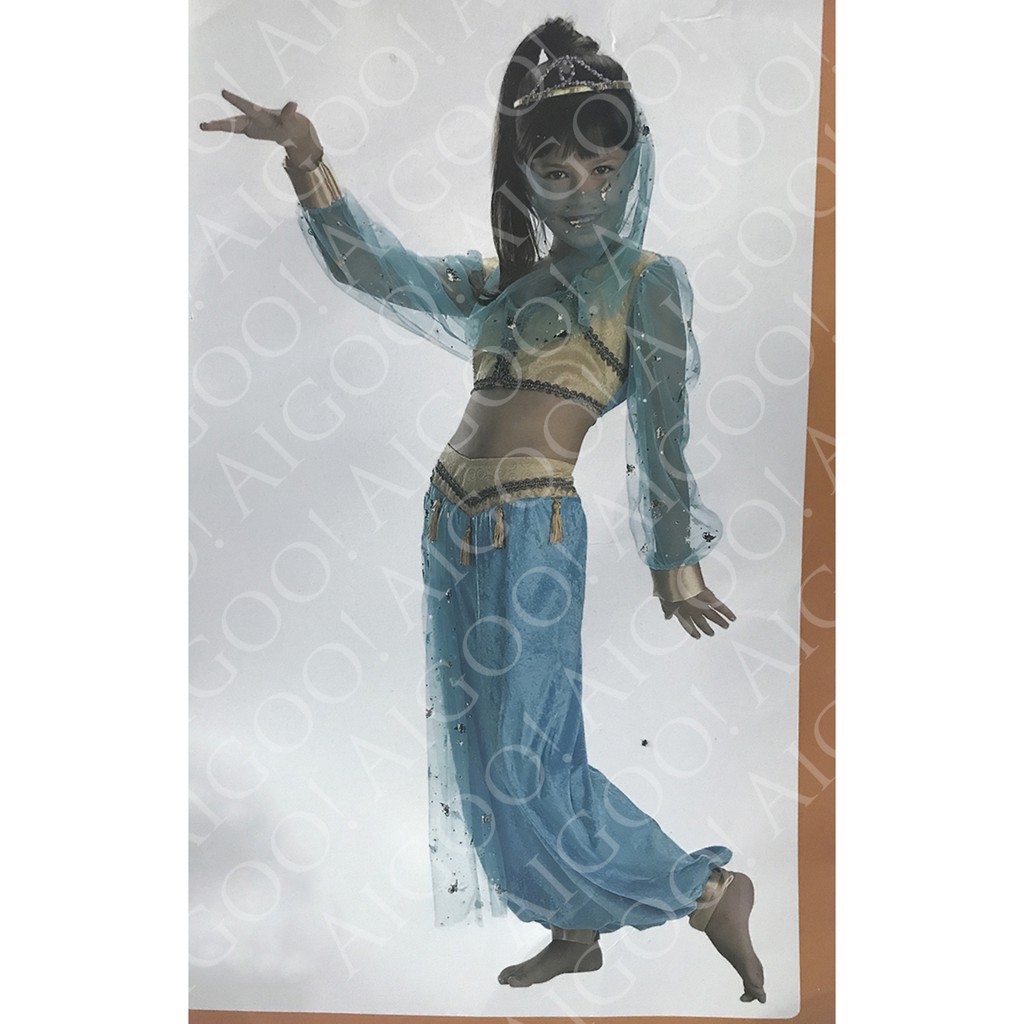 Aladdin Princess Jasmine Arabian Belly Dancing Costume Kids | Shopee ...