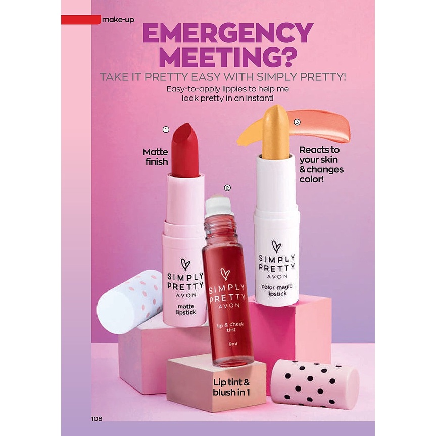 Avon Simply Pretty Magic Lipstick 4g | Shopee Philippines