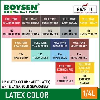 Original Boysen Latex Color 1/4L - (For Concrete & Stone Surfaces ...