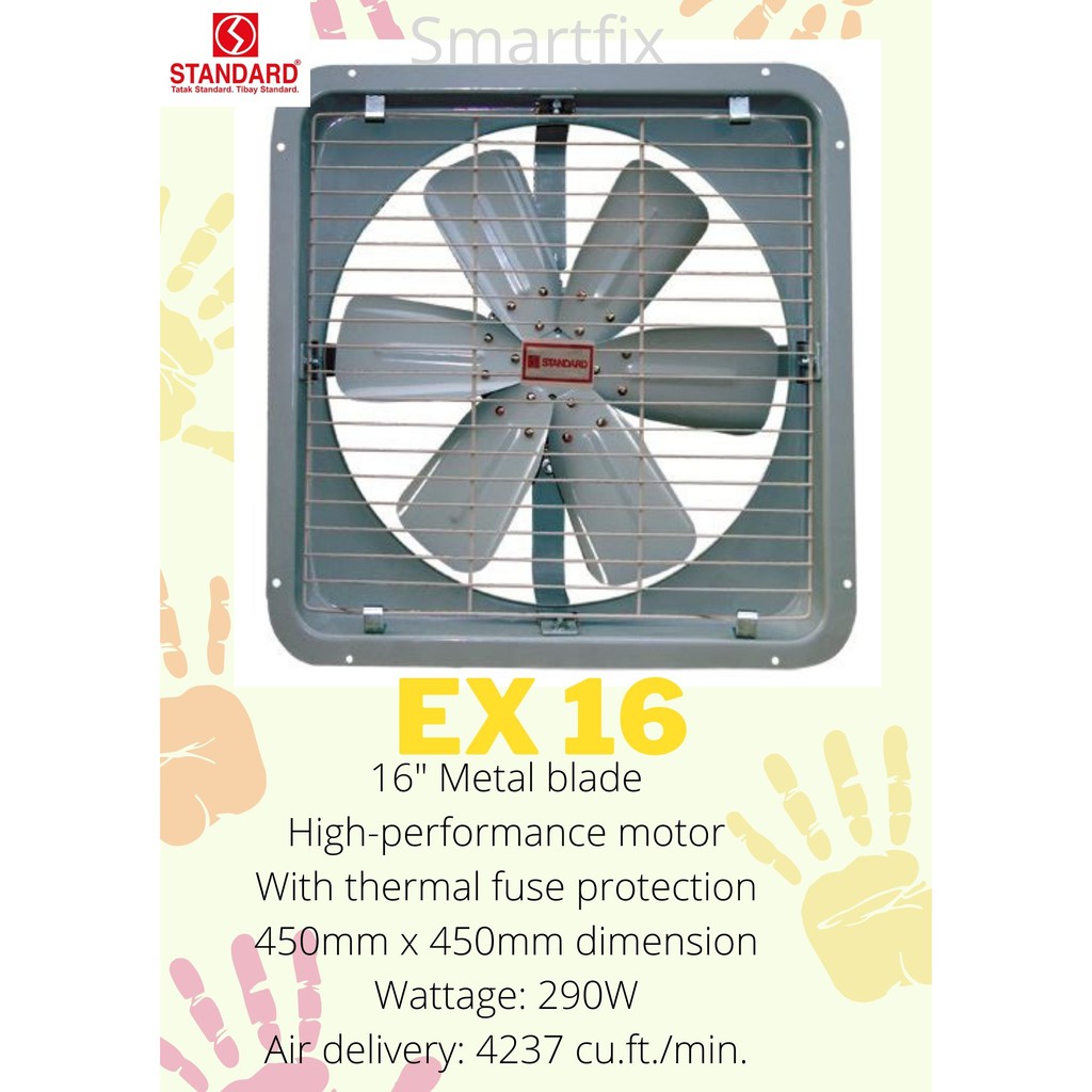 Standard Exhaust Fan 16" Metal Blade EX 16 | Shopee Philippines