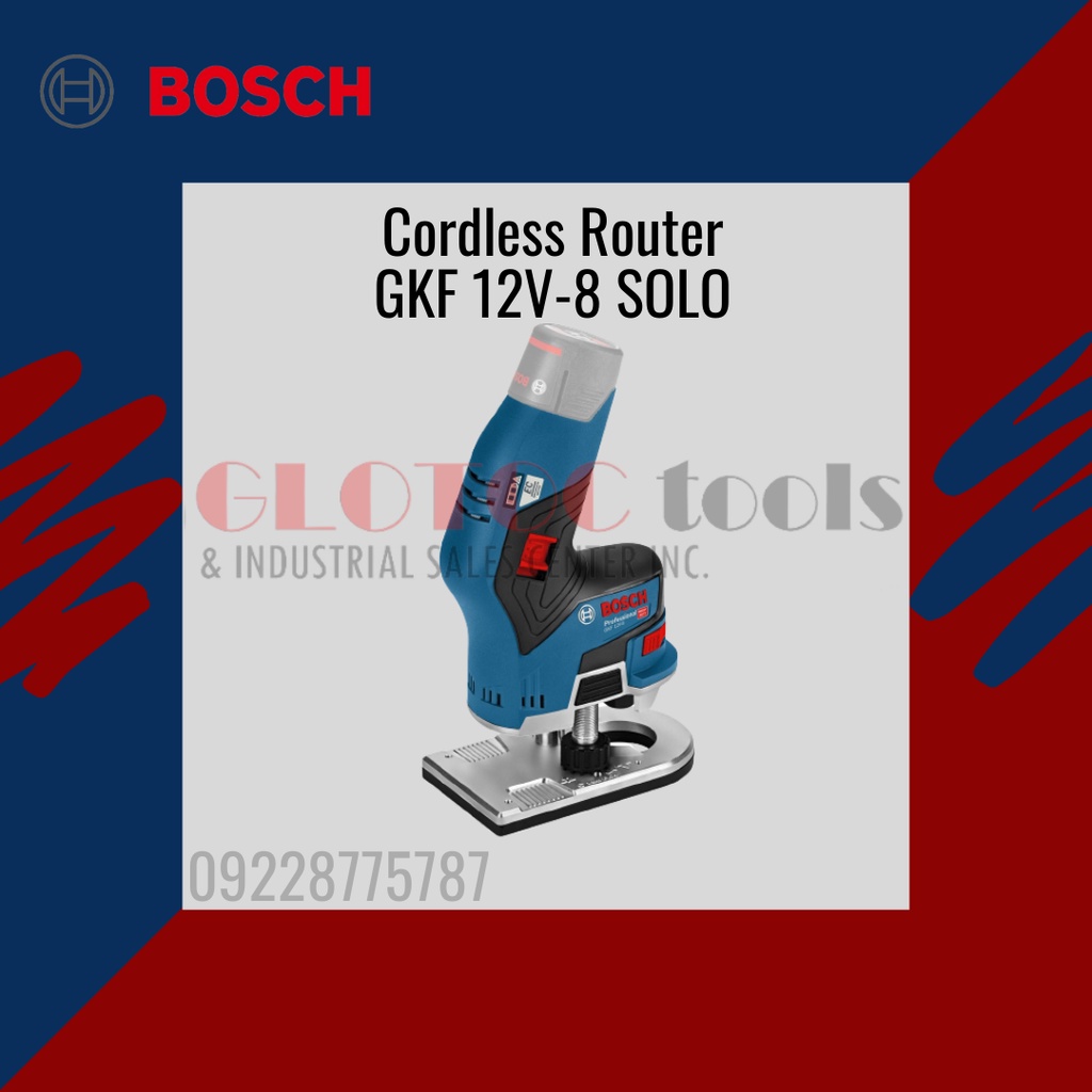 BOSCH 12V SOLO CORDLESS ROUTER GKF 12V-8 | Shopee Philippines