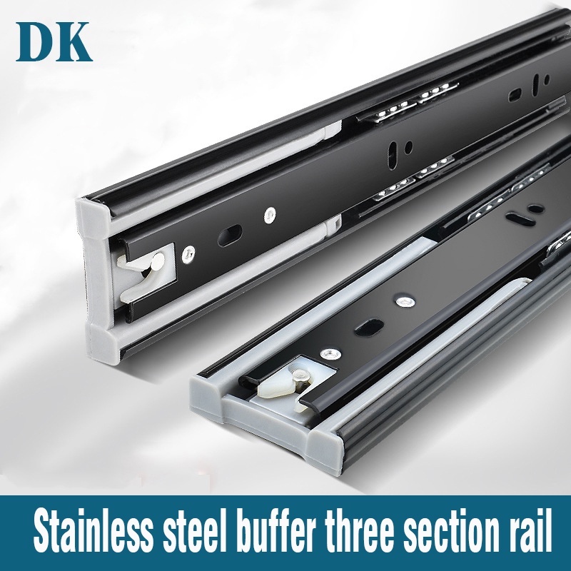 Drawer Guide Full Extension Ball Bearing Drawer Slide Heavy Duty Steel ...