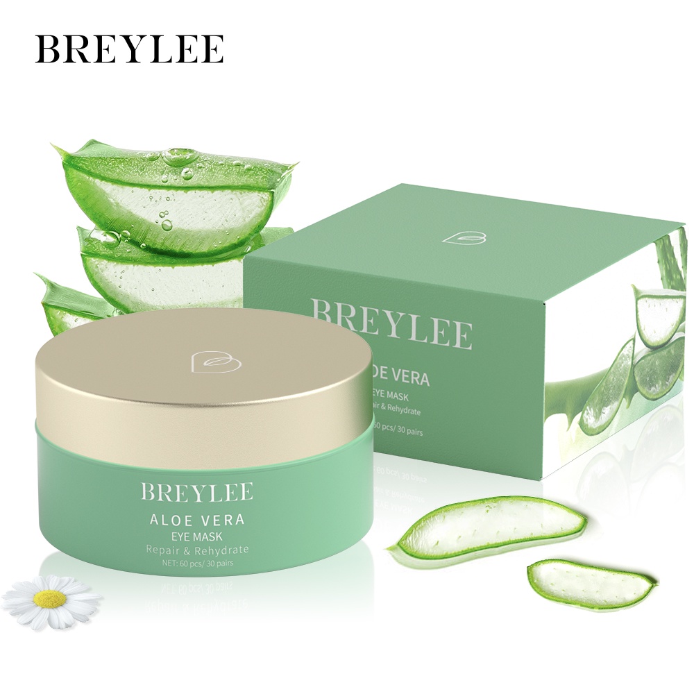 BREYLEE Aloe Vera Eye Mask Series Repair Eye Skin Moisturizing Remove ...