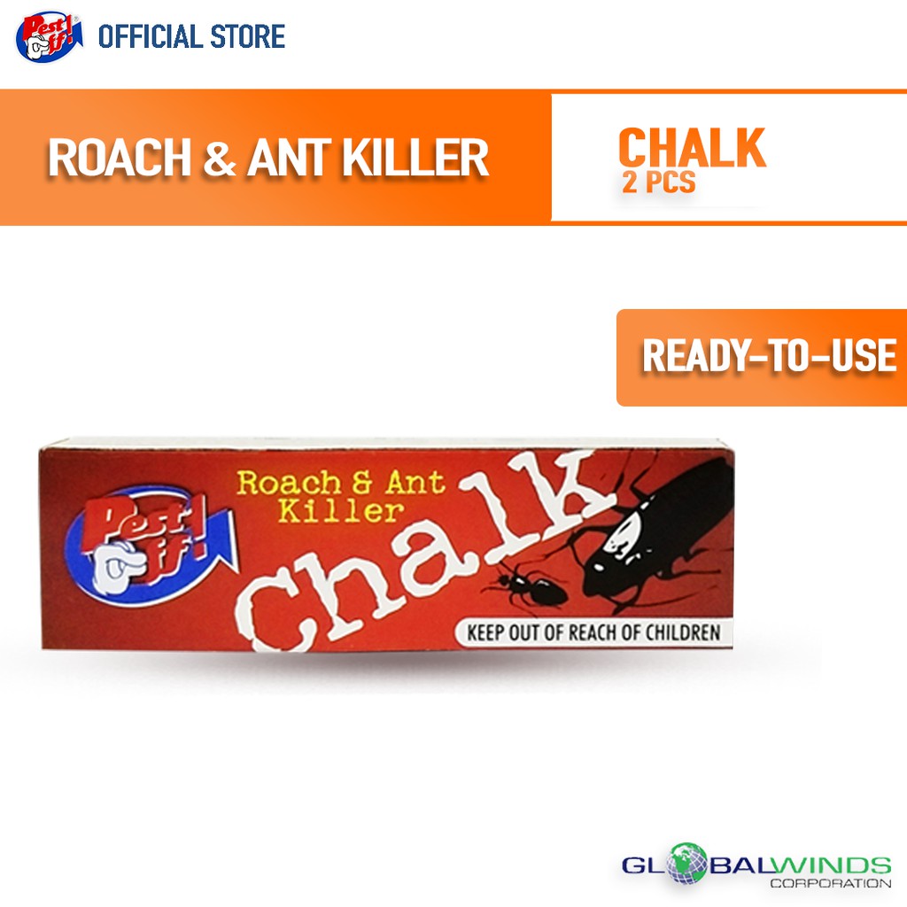 PEST OFF! ROACH AND ANT KILLER CHALK 15G | Shopee Philippines