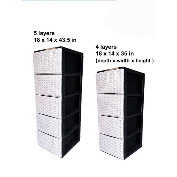 SLIM WOVEN DESIGN DRAWER | Shopee Philippines