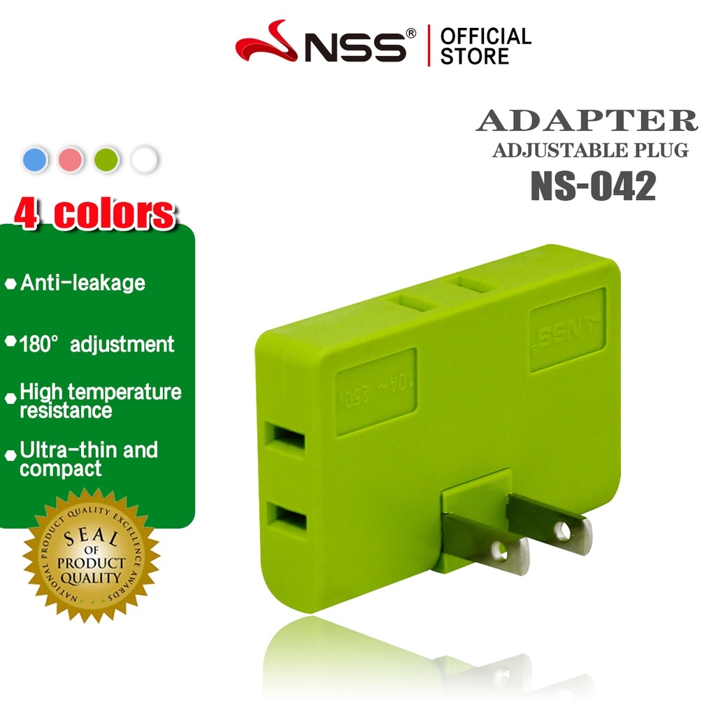 NSS Outlet Extension Power Adapter Socket Three Plug Extension Adaptor ...