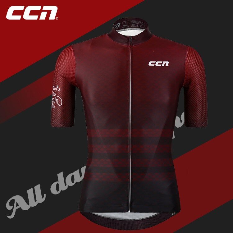 CCN Powerband Short Sleeved Cycling Jersey Pineapple Fabric Bike ...