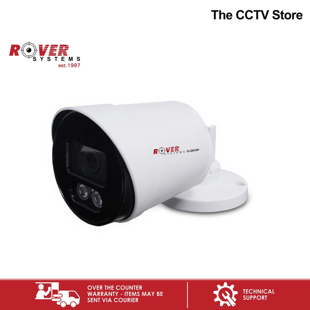 Rover Systems 5MP 4in1 Full Color Day and Night Bullet CCTV Camera ...