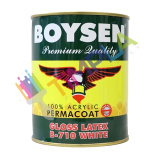 BOYSEN Permacoat B-710 Gloss Latex [WHITE] 1L | Shopee Philippines