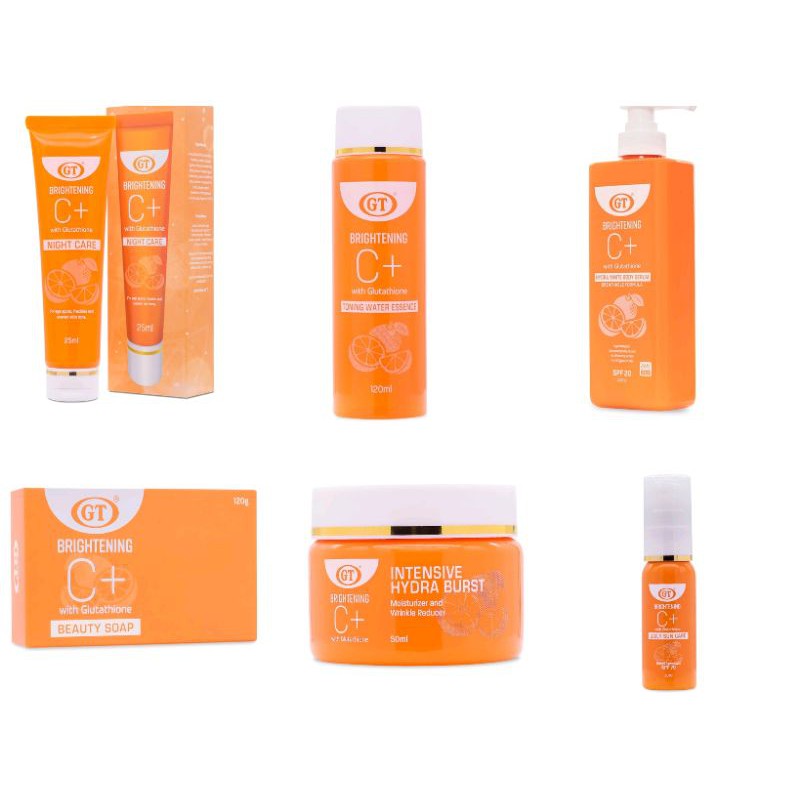 GT Cosmetics Brightening C+ with Glutathione Body serum/ Night care ...