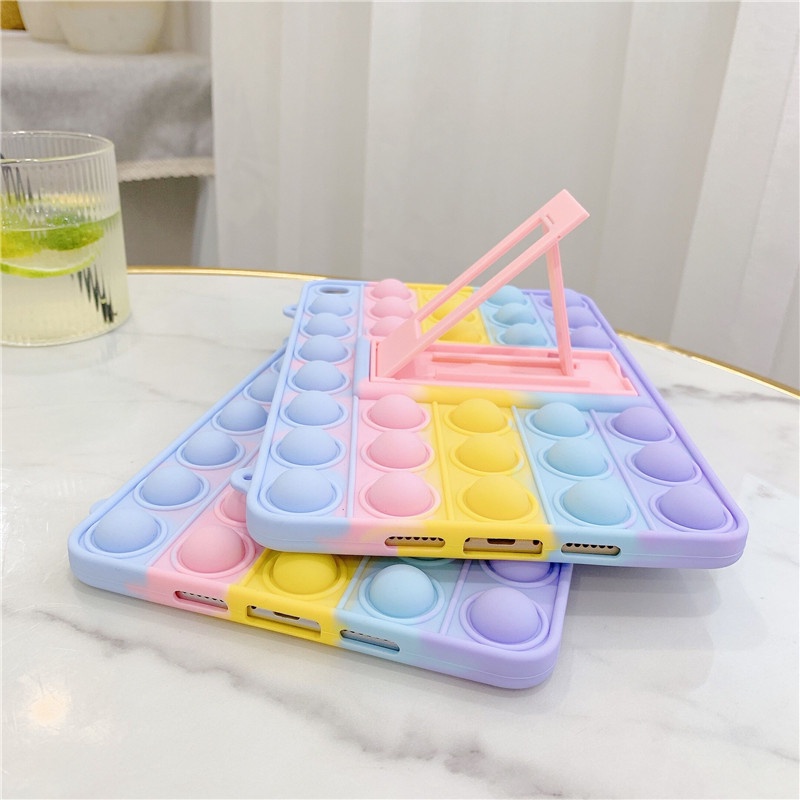 Samsung Galaxy Tab A7 Lite Pop it Case Wite Stand and Lanyard T225 T220 ...