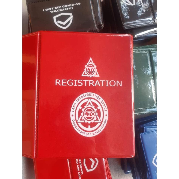 Registration Holder/ LTO Holder ( Red ) | Shopee Philippines