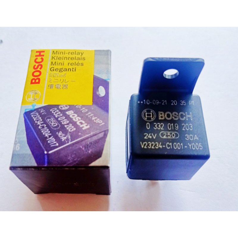 BOSCH RELAY 24 VOLTS 30AMPERE (5 TERMINAL) | Shopee Philippines