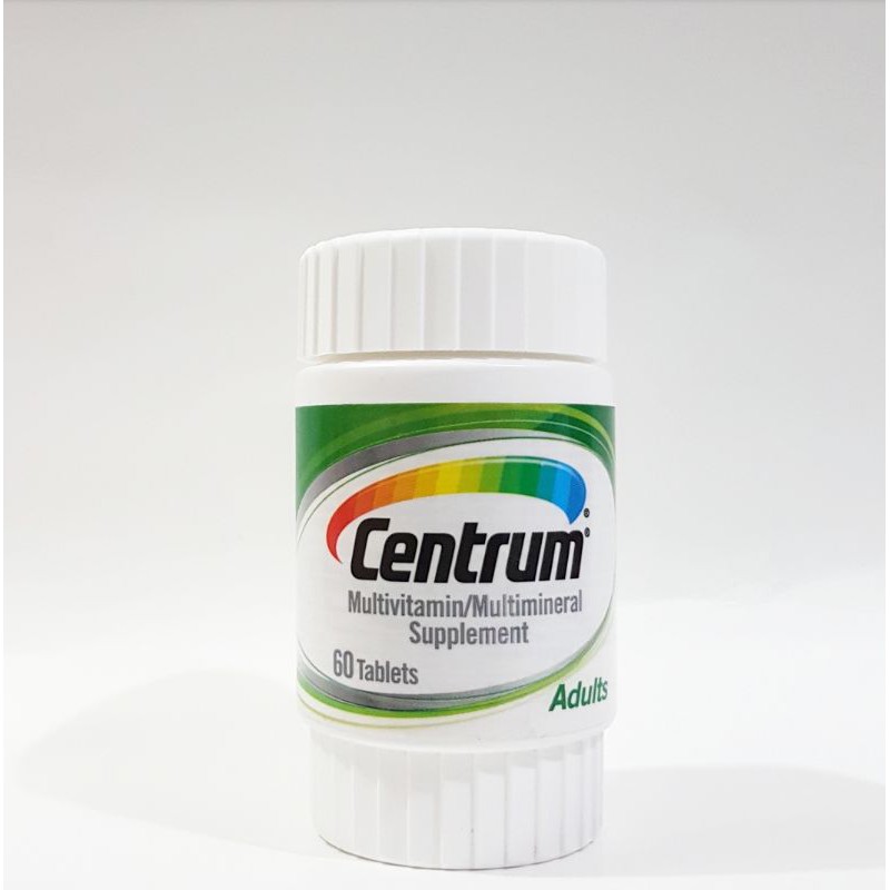 Centrum Multivitamin Multimineral 60 Tablets for Adults - Multi ...