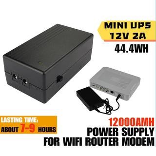 Mini DC UPS For Wifi Modem Portable Mini UPS 12V 2A Portable ...