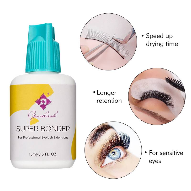 Genielash 15ml Super Bonder For Eyelash Extension Glue Curing In 3