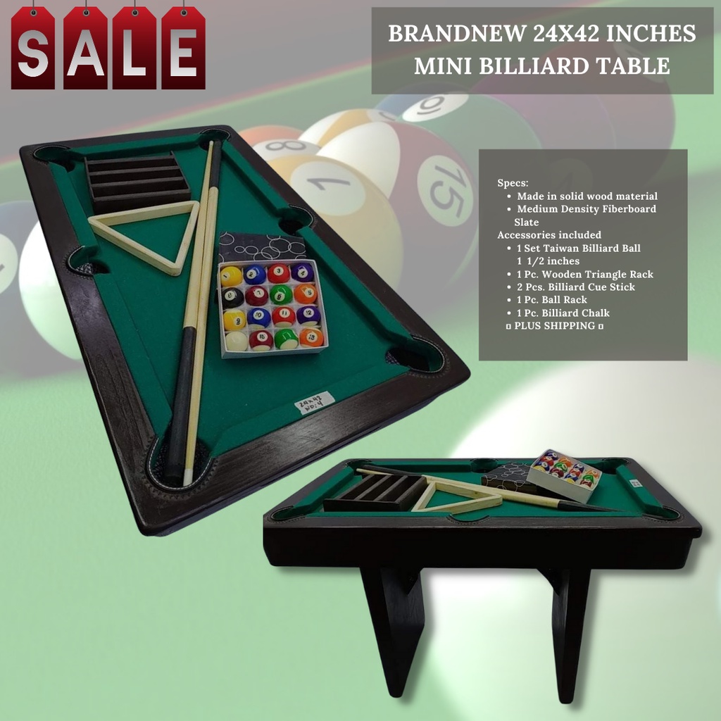 24x42 Mini Billiard Table ( pang bata na bilyaran ) | Shopee Philippines