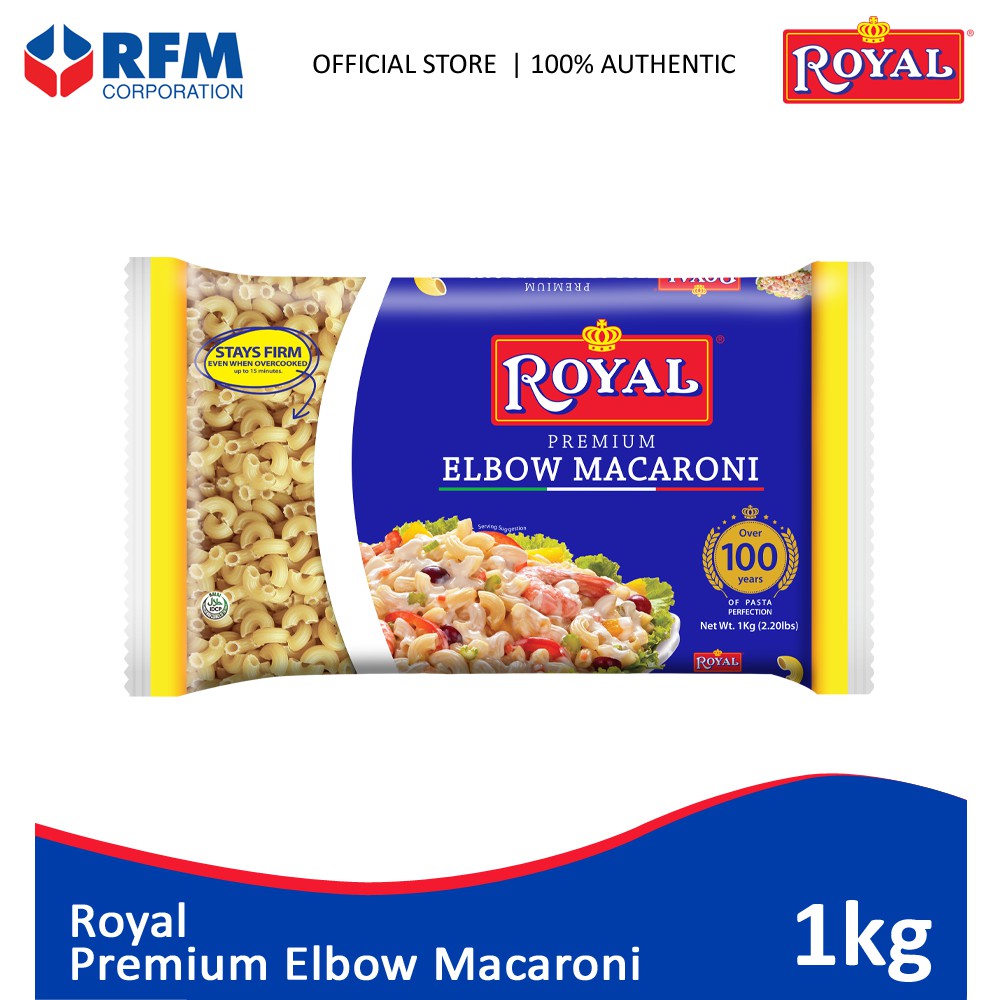 Royal Premium Elbow Macaroni 1kg | Shopee Philippines
