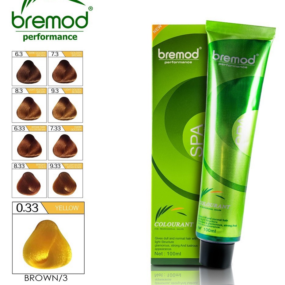 BREMOD PERFORMANCE HAIR COLOR 100ML | Shopee Philippines
