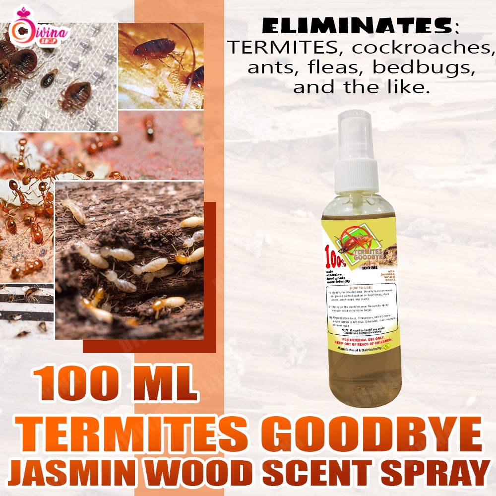 Termites Goodbye Spray 100ml Natural Termites Killer Pamatay Anay with ...